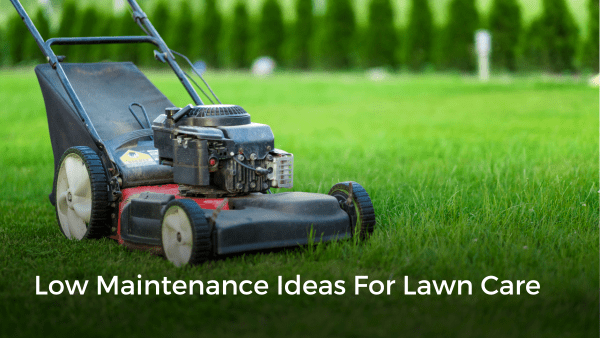 Low-Maintenance Ideas For Lawn Care