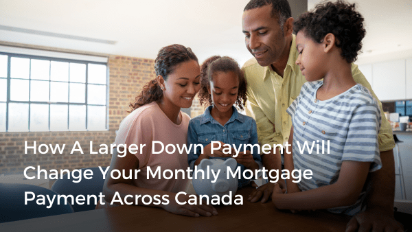 How Down Payments Change Your Monthly Mortgage Payment