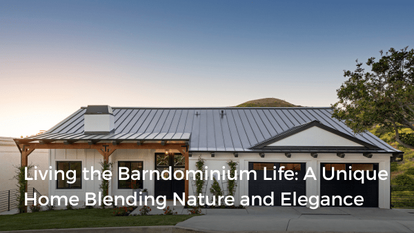A Unique Barndominium Blending Nature and Elegance