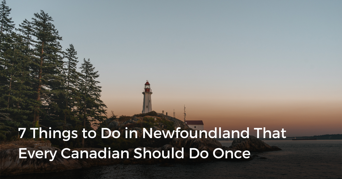 7 Things to Do in Newfoundland That Every Canadian Should Try